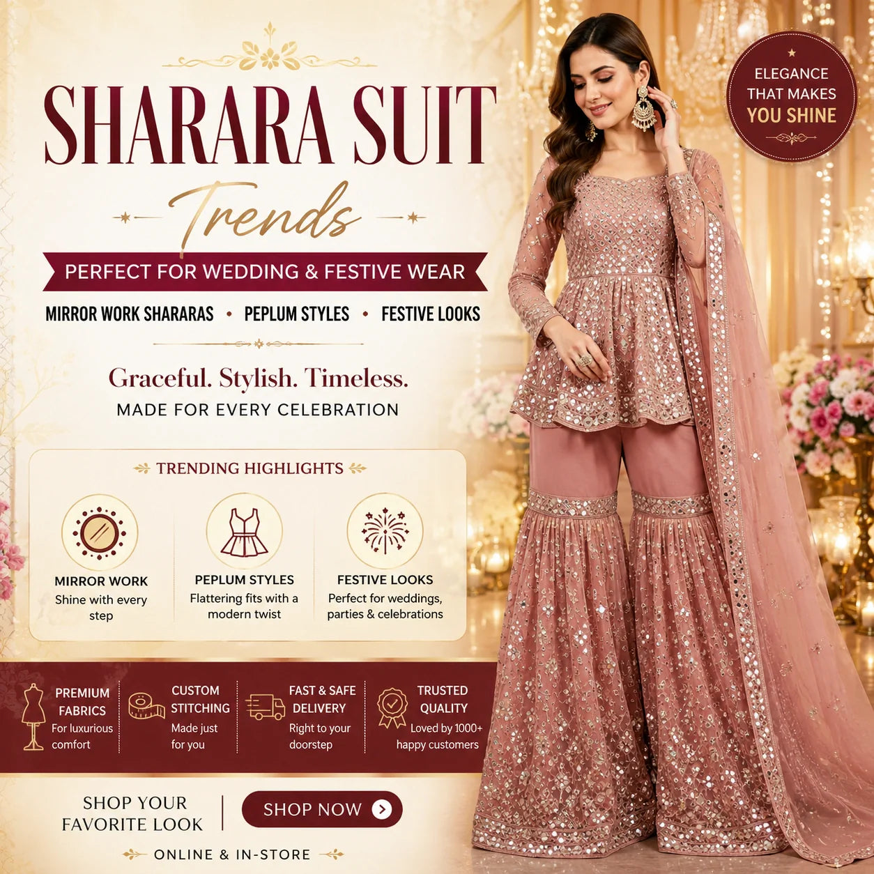 Sharara Suit Trends Perfect for Wedding & Festive Wear – vastrachowk